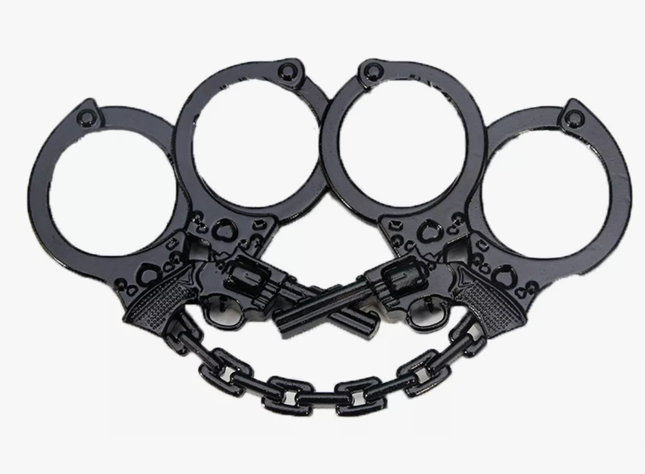 MANOPLA ACERO DEFENSA PERSONAL ESPOSAS REVOLVER – Articulos Militares Chile